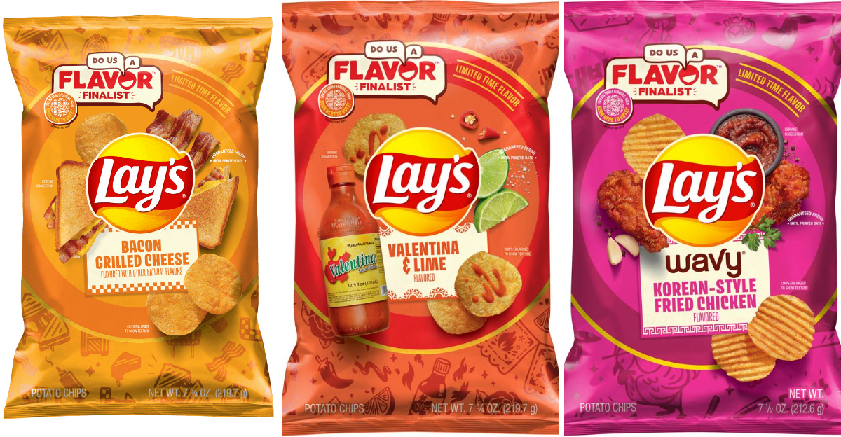Lay’s Drops 3 Bold Finalists for Their $1 Million Flavor Contest — Here ...